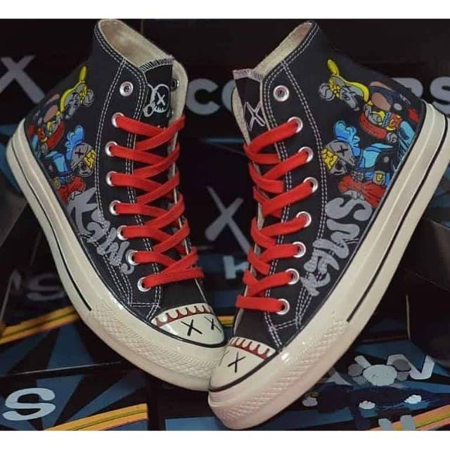 Jual Converse 1970 x KAWS lace red edition | Shopee Indonesia