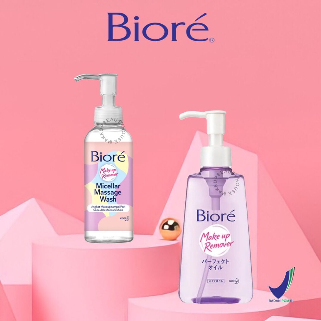 Jual BIORE Make Up Remover - Cleansing Oil 150 ml | Micellar Massage ...