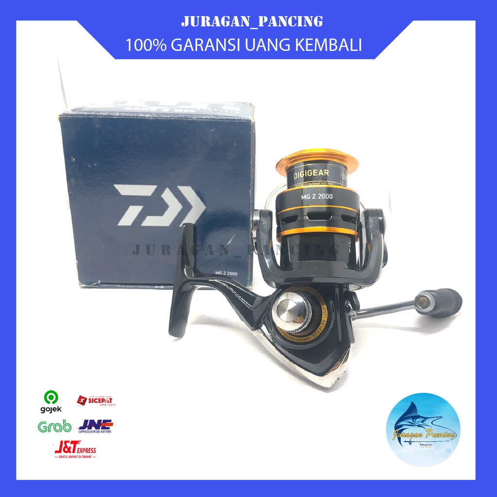 Jual ALAT PANCING FISHING REEL DAIWA MG Z 2000| COCOK UNTUK KOLAM |KUAT 2KG| SPOOL ALUMUNIUM ...