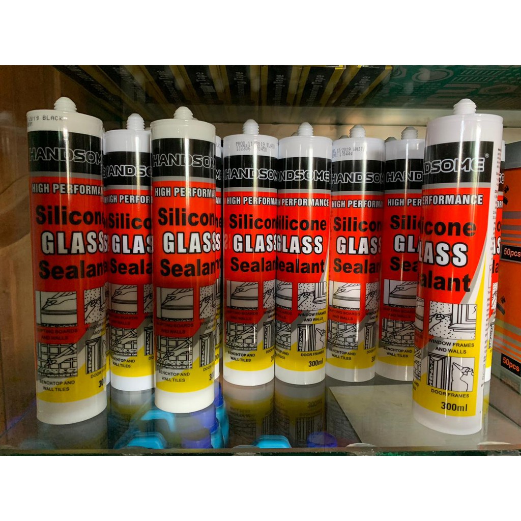 Jual HANDSOME SEALANT SILICONE GLASS / LEM KACA | Shopee Indonesia