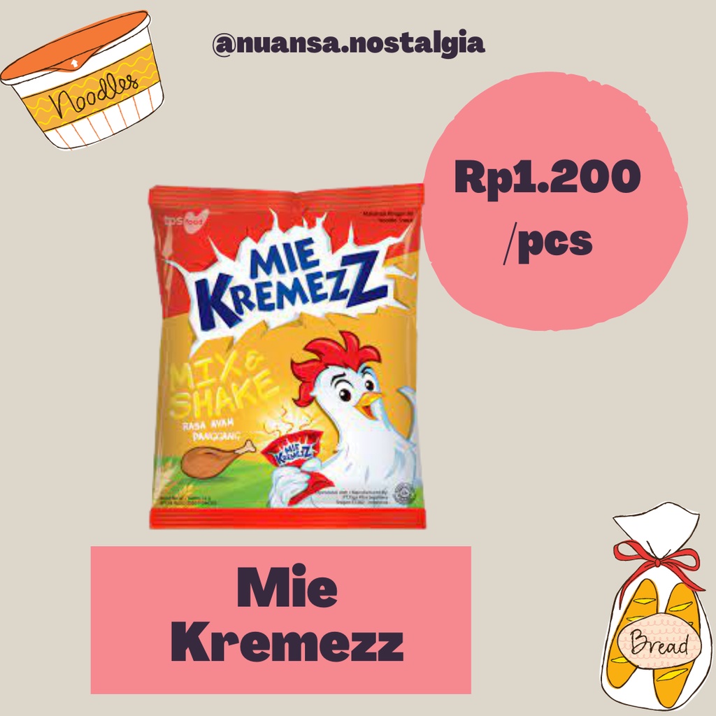 Jual TERMURAH! Mie Kremezz - Mie Kremes - Jajan Jaman Dulu | Shopee ...
