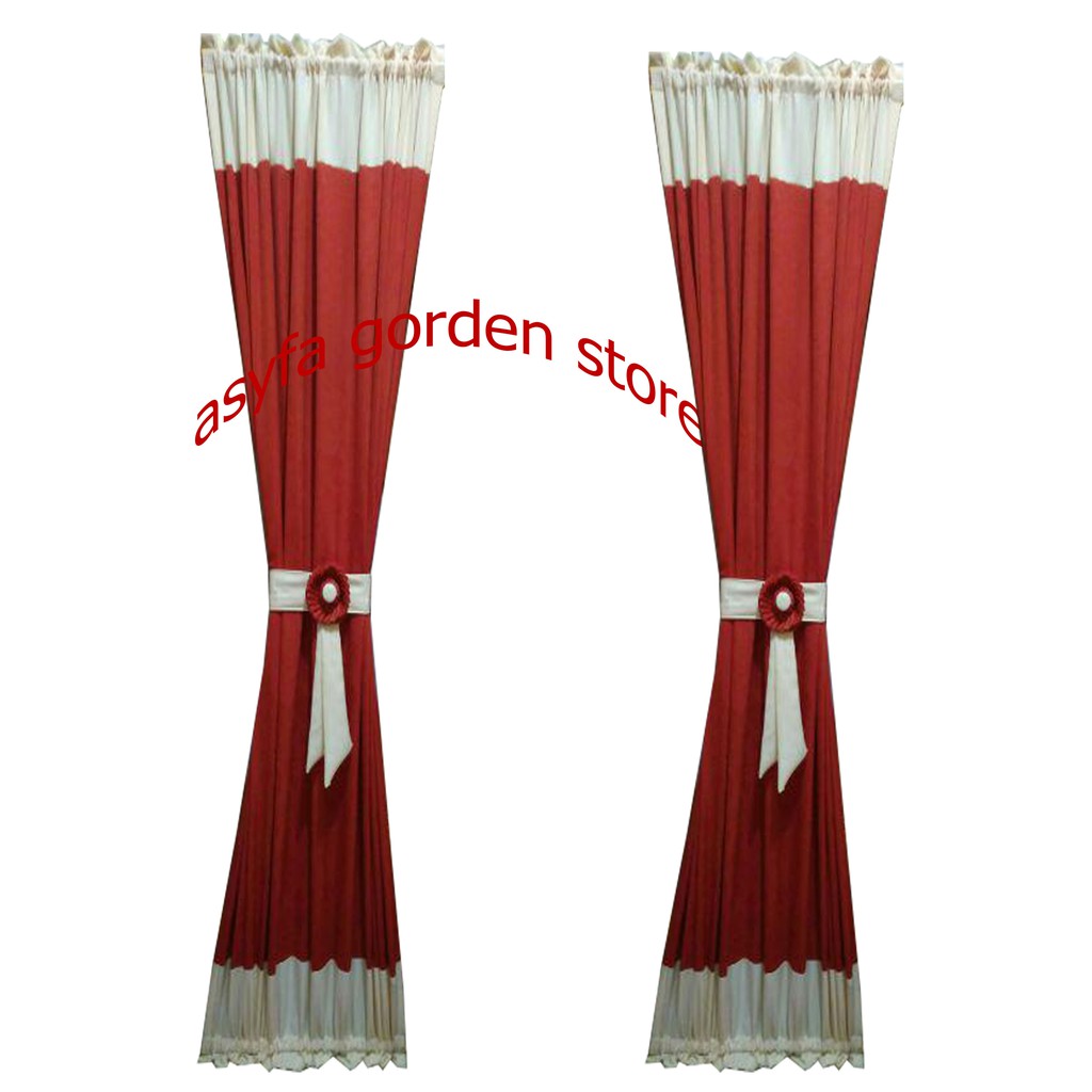 gorden hordeng gordyn ikat kupu kupu promo termurah | Shopee Indonesia