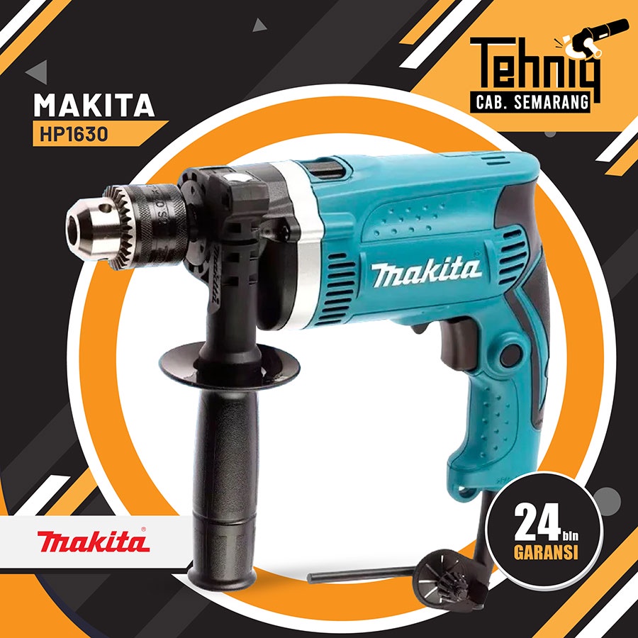 Jual Mesin Bor Listrik Tangan / Bor Beton Tembok 13mm MAKITA HP 1630 Impact Drill | Shopee Indonesia