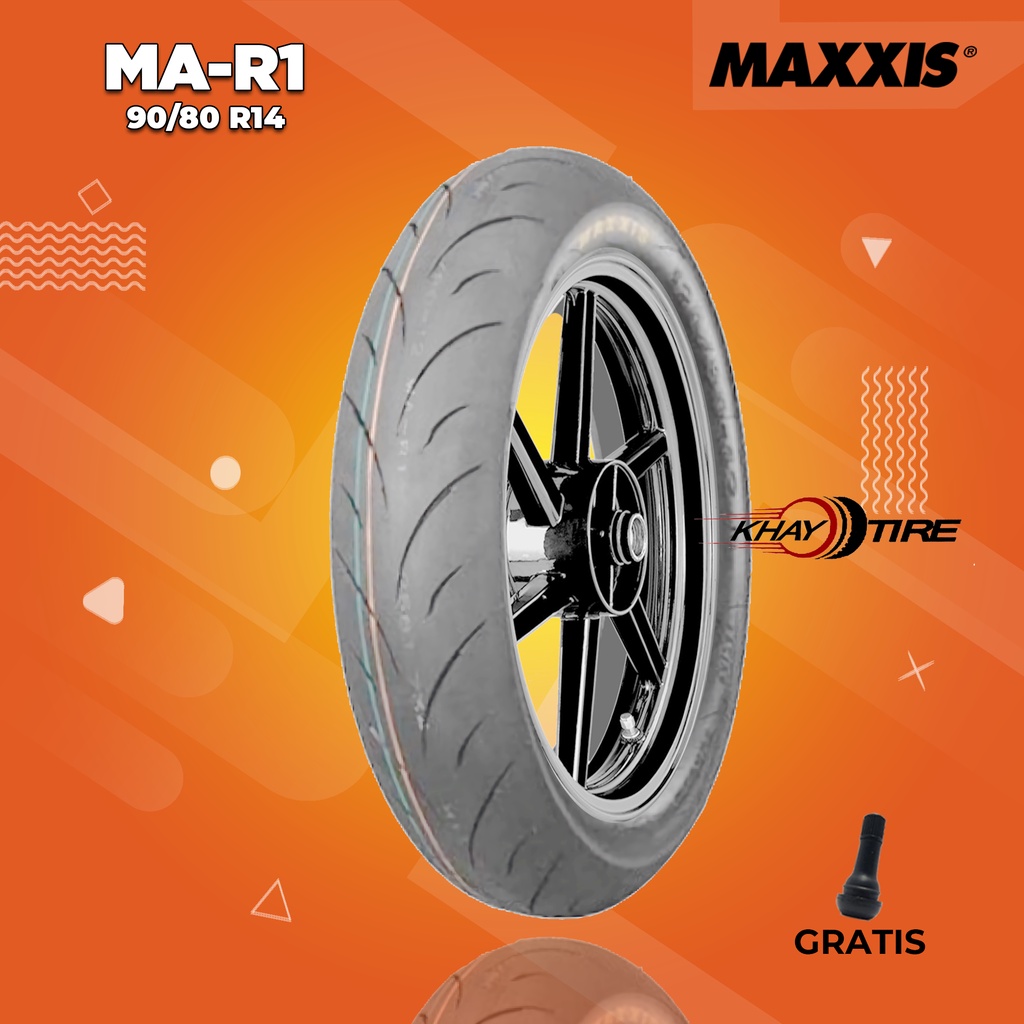 Jual Ban Motor Matic SOFT COMPOUND // MAXXIS MA-R1 90/80 Ring 14 Tubeless | Shopee Indonesia