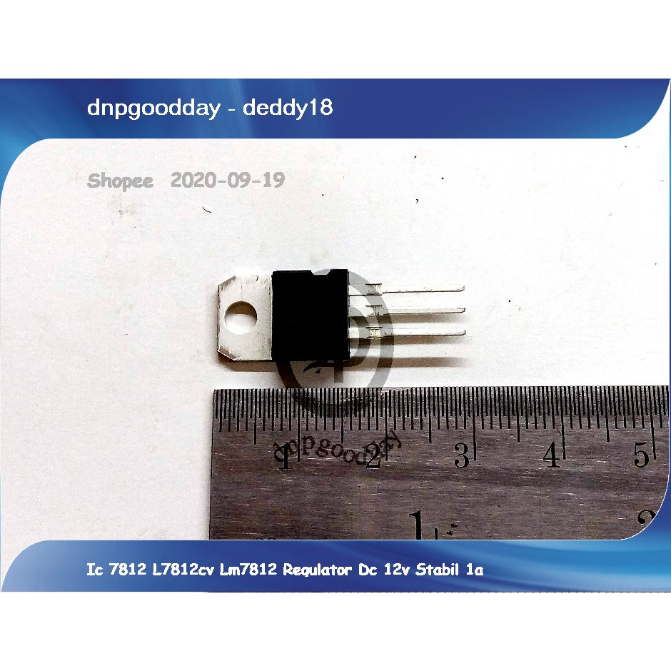 Jual Ic 7812 L7812cv Lm7812 Regulator Dc 12v Stabil 1a Indonesia|Shopee ...