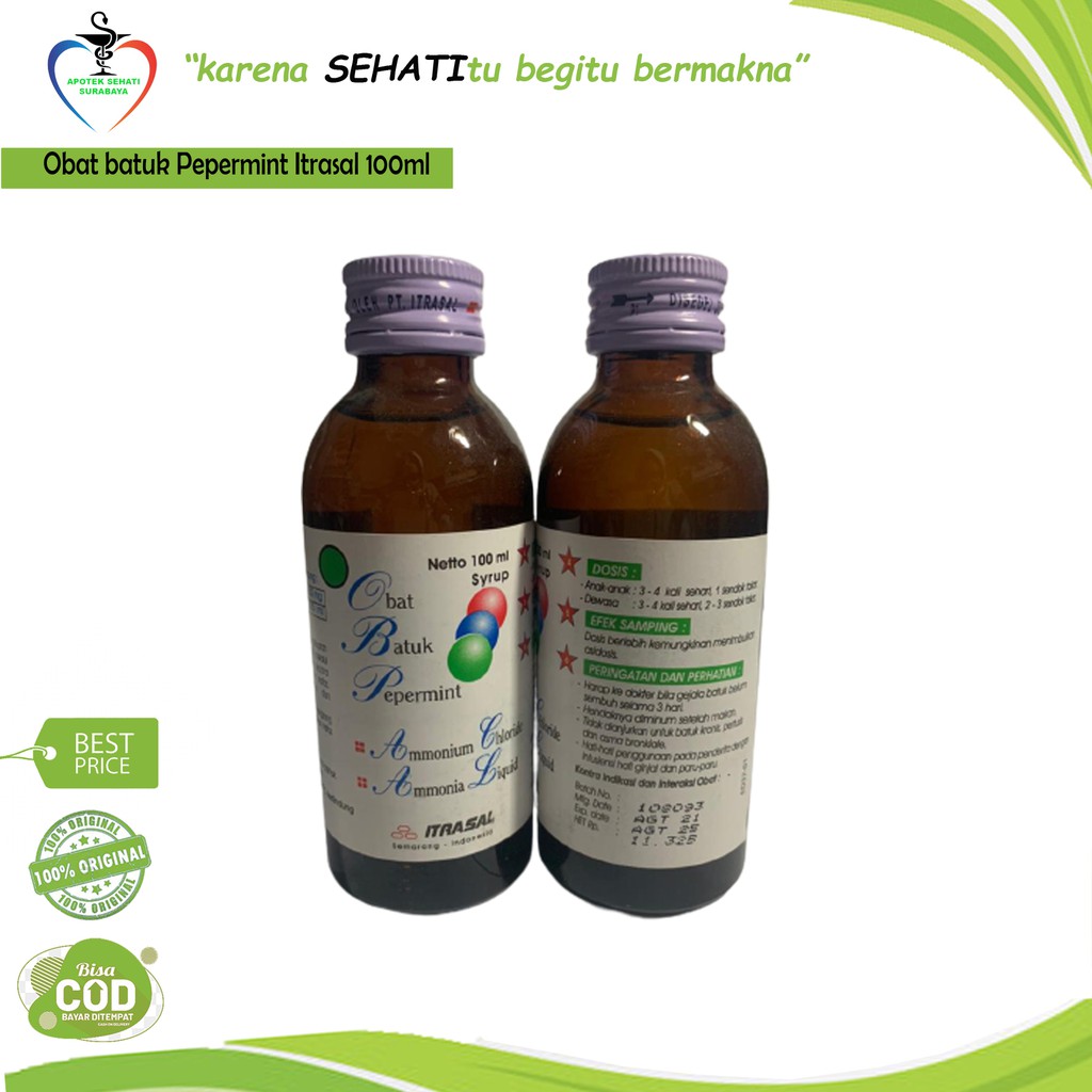 Jual OBP OBAT BATUK PUTIH ITRASAL 60 ML | Shopee Indonesia