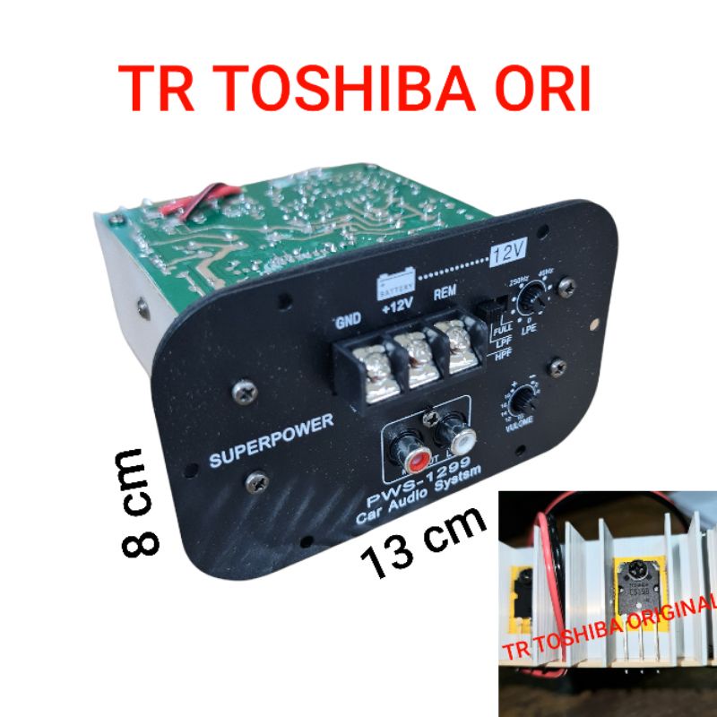 Jual modul power kit subwoofer buat mobil buat Speaker 6/8/10/12 inch ...