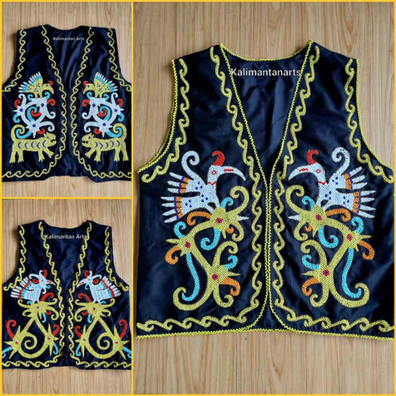 Jual Baju Rompi Manik Dayak Kalimantan ( Full Manik) Indonesia|Shopee ...