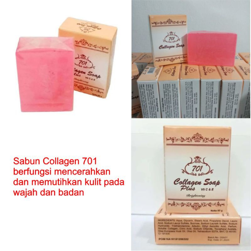 Jual COLLAGEN SOAP 701 WHITENING SABUN COLLAGEN 701 ORIGINAL PEMUTIH ...