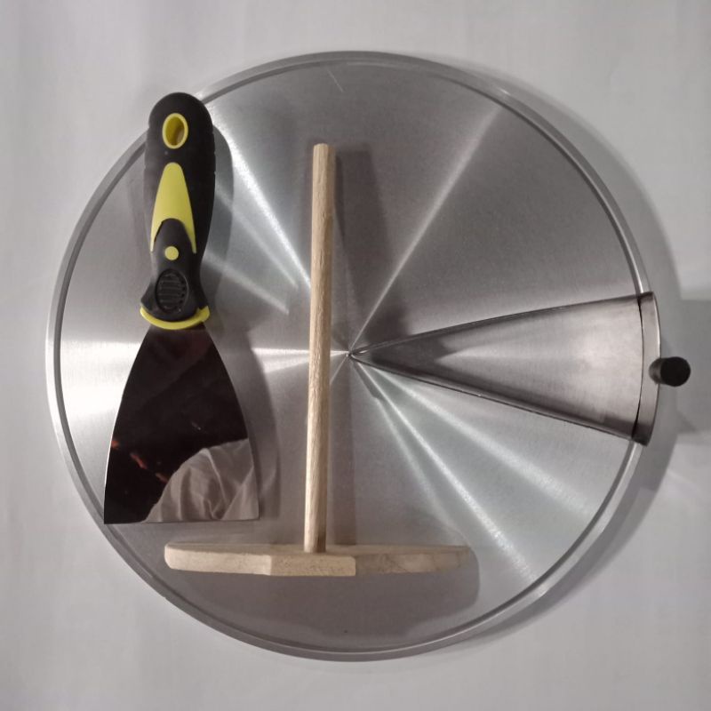 Jual Loyang/Wajan Crepes 30cm Semi Otomatis Komplit FREE Perata Kayu ...