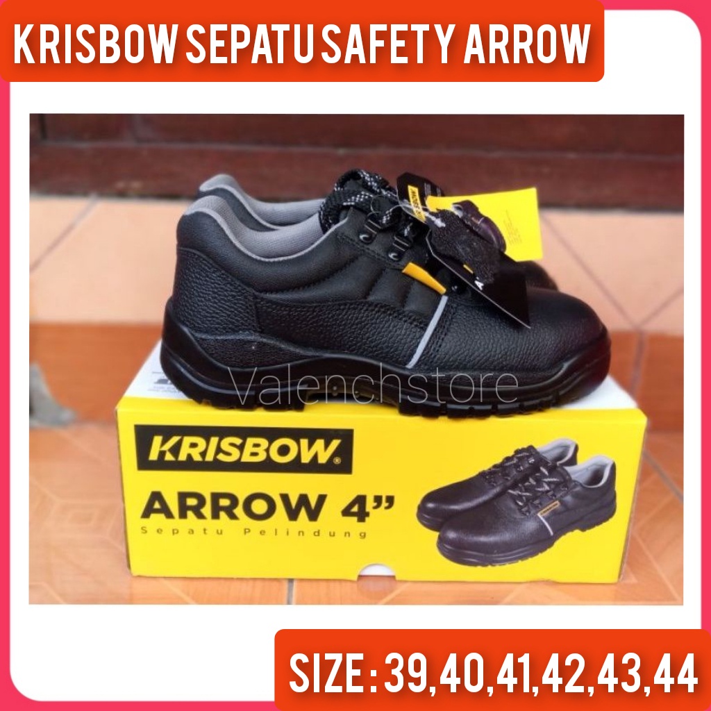 Jual Krisbow Sepatu Pengaman Arrow Tipe1 - Hitam/ krisbow sepatu safety ...