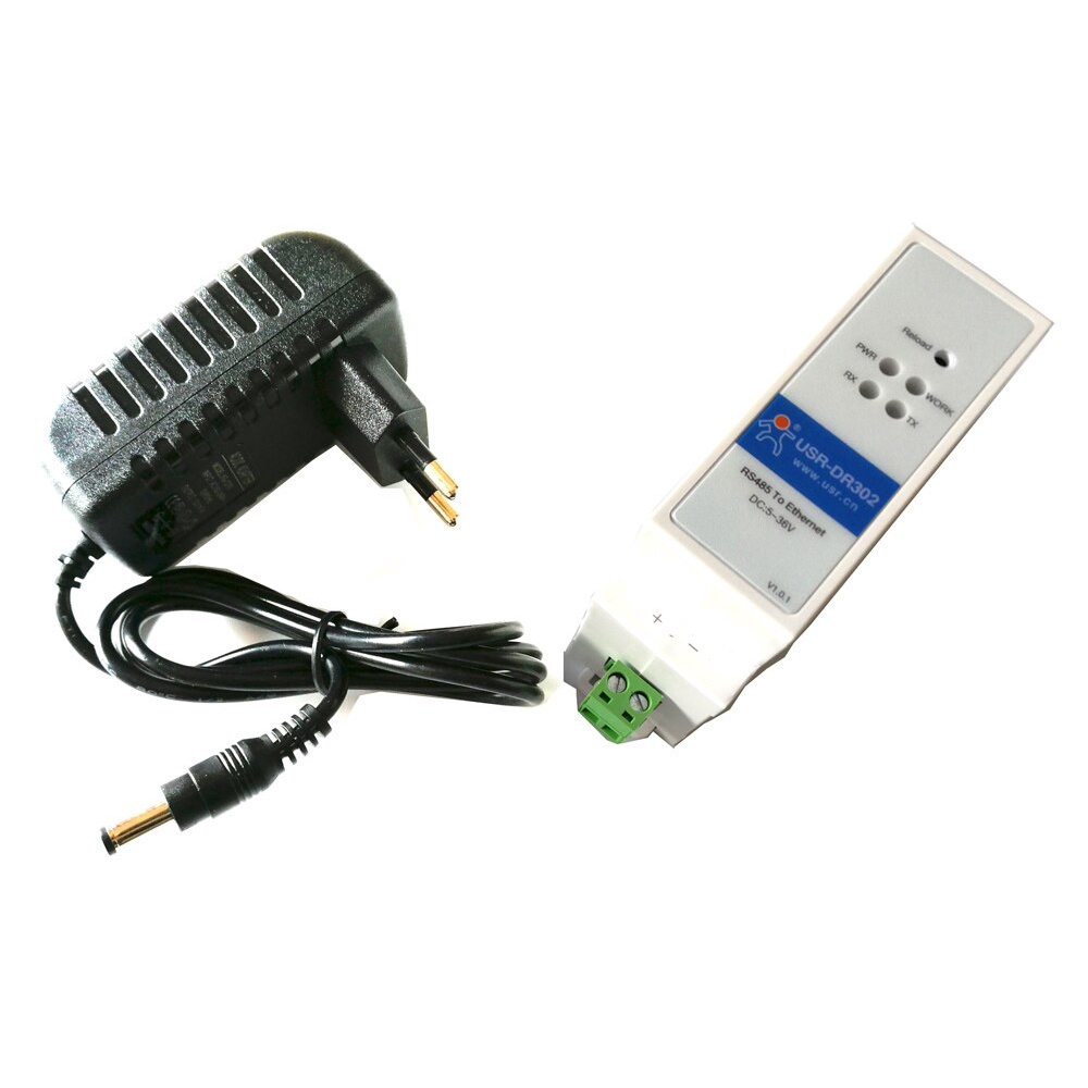 Jual Din-Rail Modbus RS485 Serial Port to Ethernet Converter USR-DR302 ... Jual Din-Rail Modbus RS485 Serial Port to Ethernet Converter USR-DR302 ...