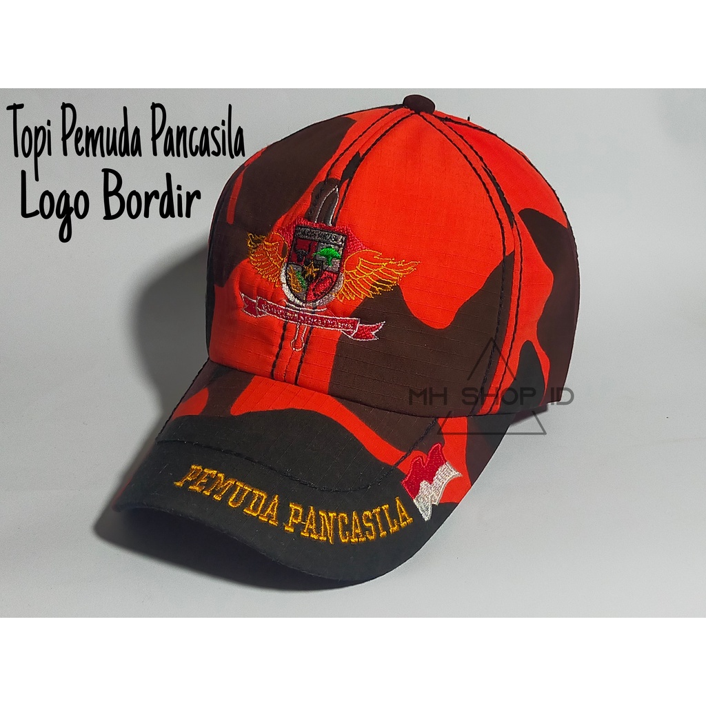 Jual Topi Pemuda Pancasila logo bordir / topi pp / komando inti / topi ... Jual Topi Pemuda Pancasila logo bordir / topi pp / komando inti / topi ...