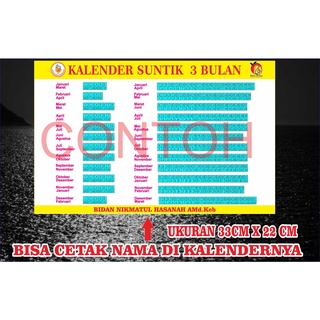 Jual Kalender KB 3 bulan | Shopee Indonesia