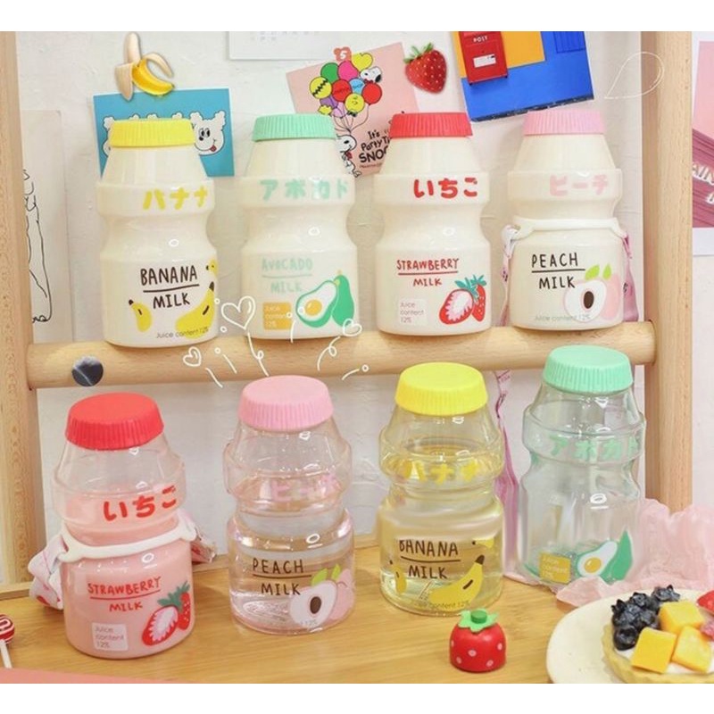 Jual BOTOL MINUM MODEL YAKUL UNIK LUCU ALA KOREA 480ML YAKULT | Shopee Indonesia