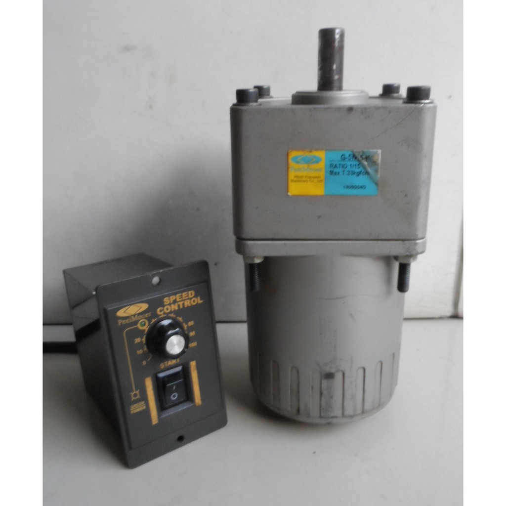 AC Motor - Dinamo AC Gearbox - 220V - 40 Watt - 108 RPM - Ratio 1 :12.5 ...