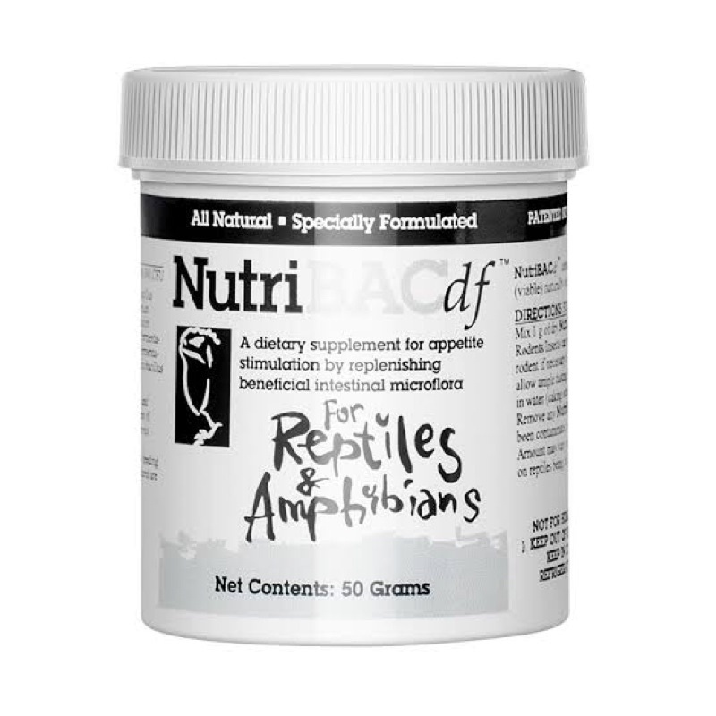 Jual Nutribac Df 50 Gram Probiotik Reptile Dan Ampibi Supplemen ...