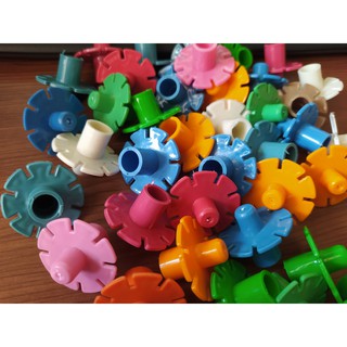 Jual Mainan Edukasi Lego Jadul / Lego Jamur PIPA Warna-warni - Isi 100 ...
