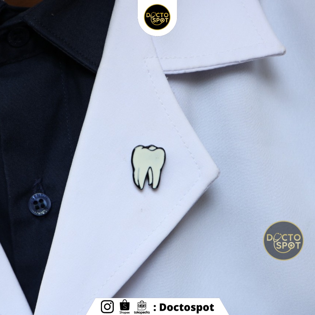 Jual Pin Gigi / Tooth / Dokter Gigi ( Untuk Dokter Mahasiswa Kedokteran ...