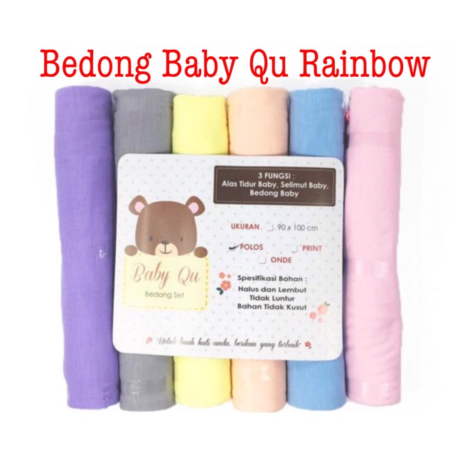 Jual Bedong babyqu polos soft (1/2lusin) | Shopee Indonesia