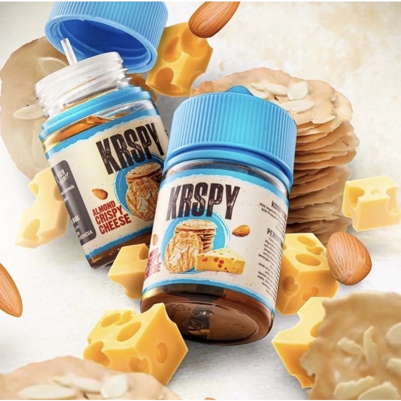 Jual Liquid KRSPY ( ALMOND CRISPY CHEESE ) 60ML 3&6MG | Shopee Indonesia