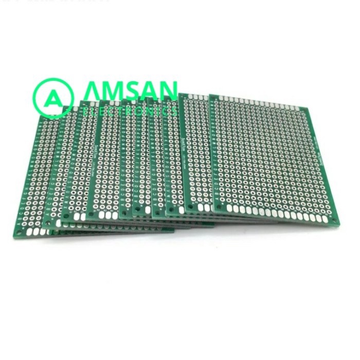 Jual PCB 5x7 cm Single Dobel Side Papan PCB berlubang satu dua sisi ...
