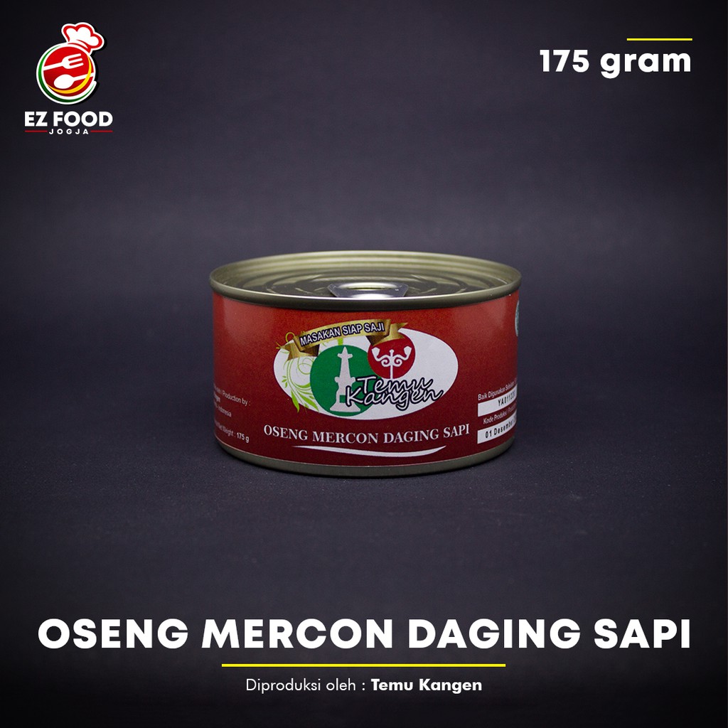 Jual Oseng Mercon Daging Sapi Temu Kangen Makanan Kaleng Ez Food Jogja ...