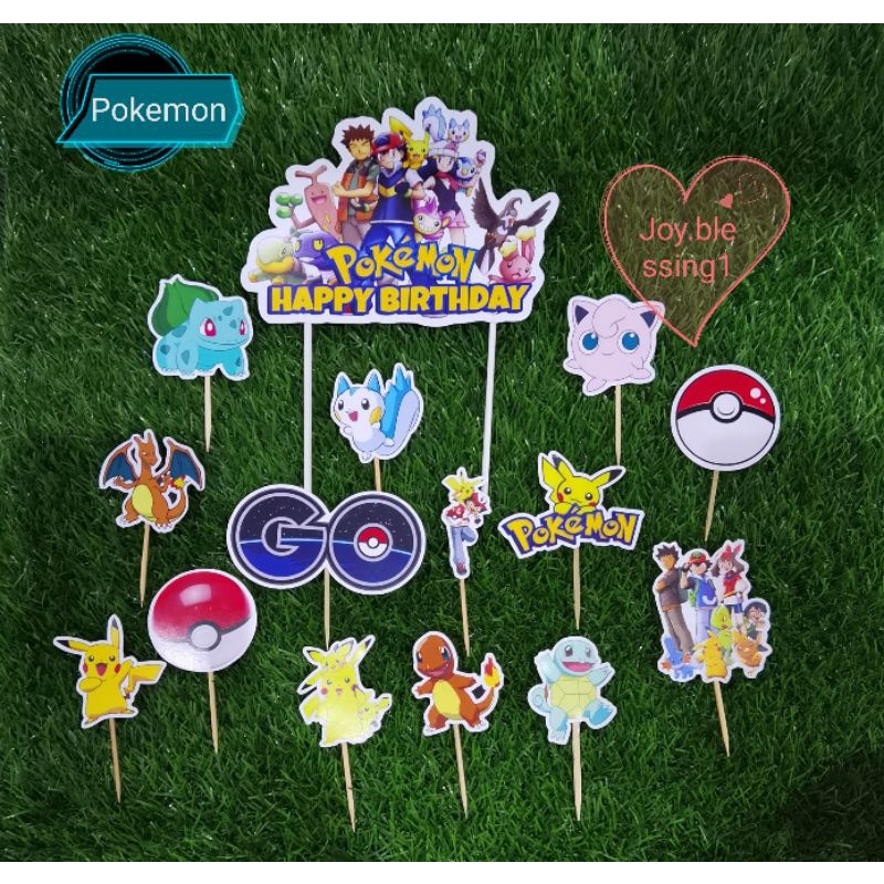 Jual TOPPER KUE POKEMON PIKACHU | Shopee Indonesia