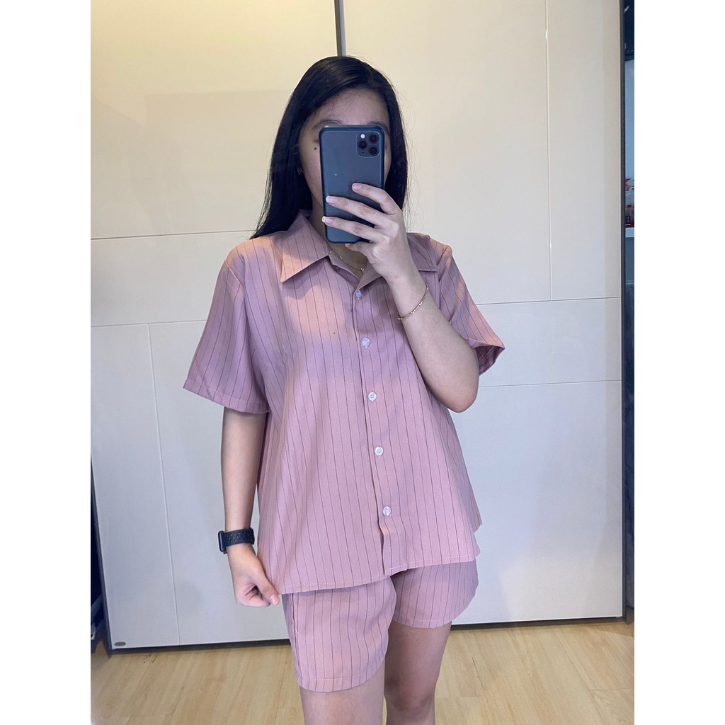 Jual BAJU SET TWILL DOME 1258 /KOREAN TWILL SET CASUAL / BAJU SET ...