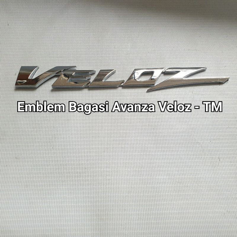 Jual Emblem Bagasi Veloz Emblem Letter Avanza Veloz Logo Toyota Avanza ...