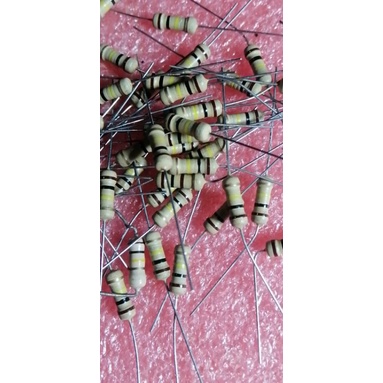 Jual 10pcs Resistor 100K 1/2W 100K ohm 1/2W : coklat, hitam, kuning ...