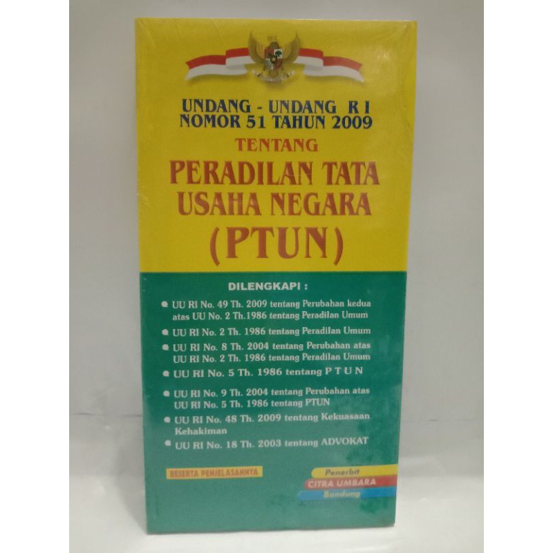 Jual UU tentang Peradilan Tata Usaha Negara ( PTUN ) | Shopee Indonesia
