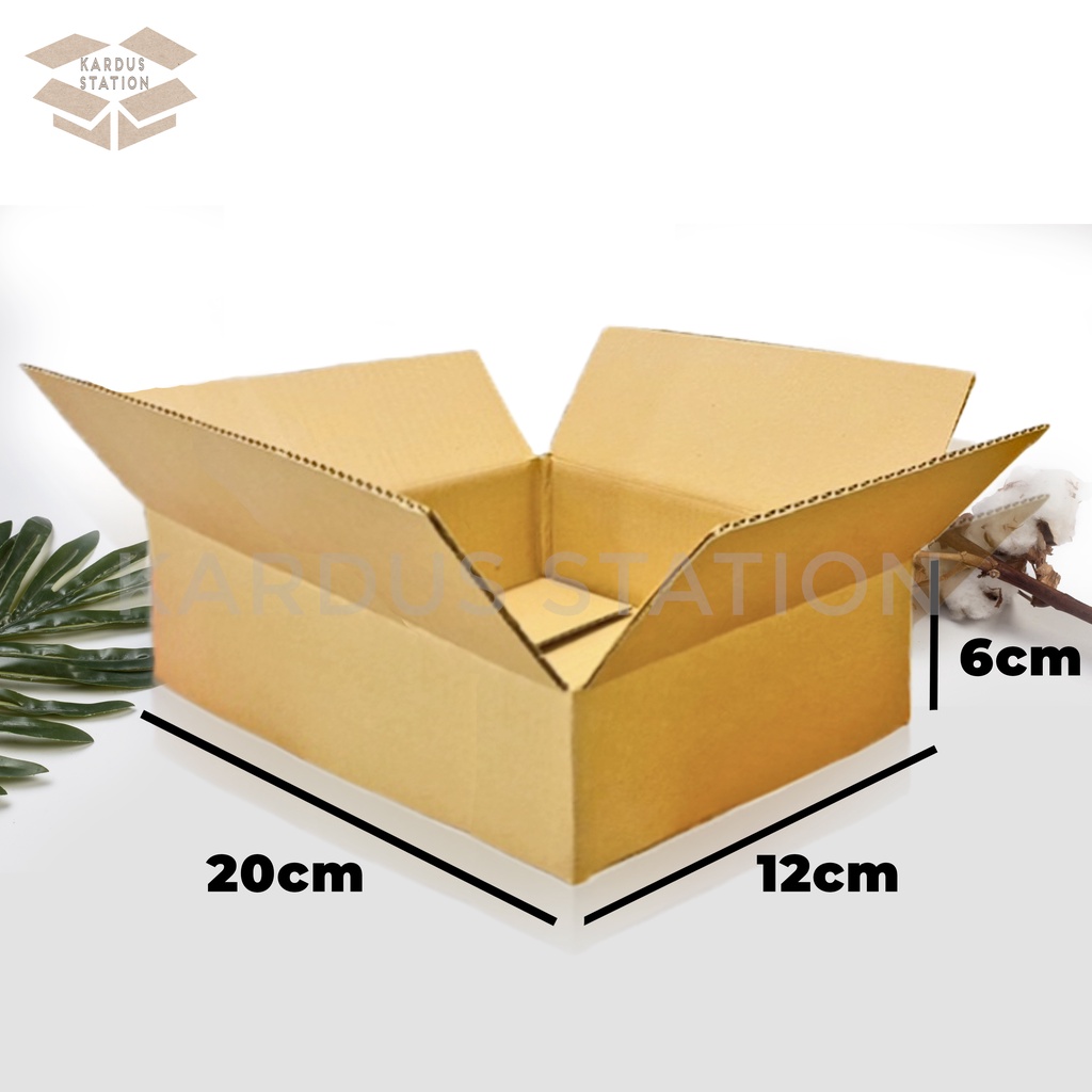 Jual kardus Box Polos ukuran 20x12x6 cm | Shopee Indonesia