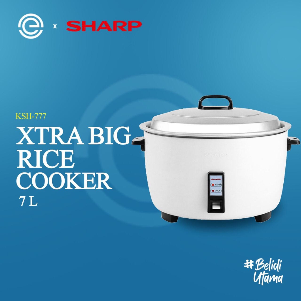 Jual SHARP Rice Cooker 7 Liter KSH-777 | Shopee Indonesia