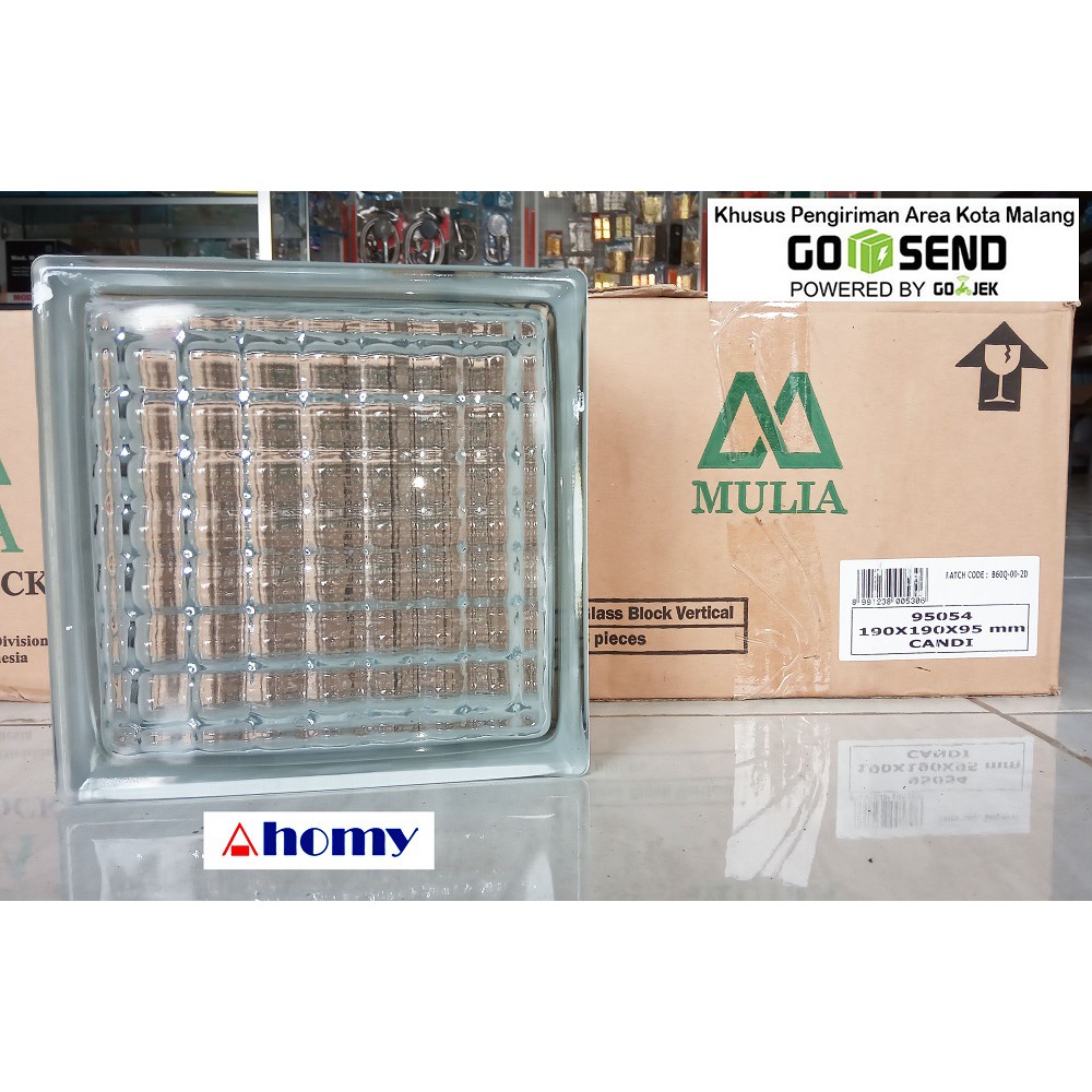 Jual glass block glassblock candi mulia | Shopee Indonesia