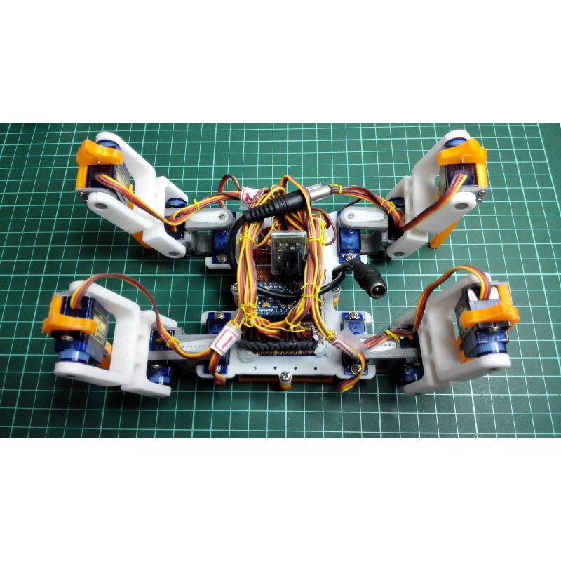 Jual body robot spider / quadruped/ servo SG90 | Shopee Indonesia