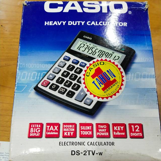 Jual KALKULATOR/CALCULATOR DESKTOP PREMIUM CLASS BY CASIO DS-2 TS# ...