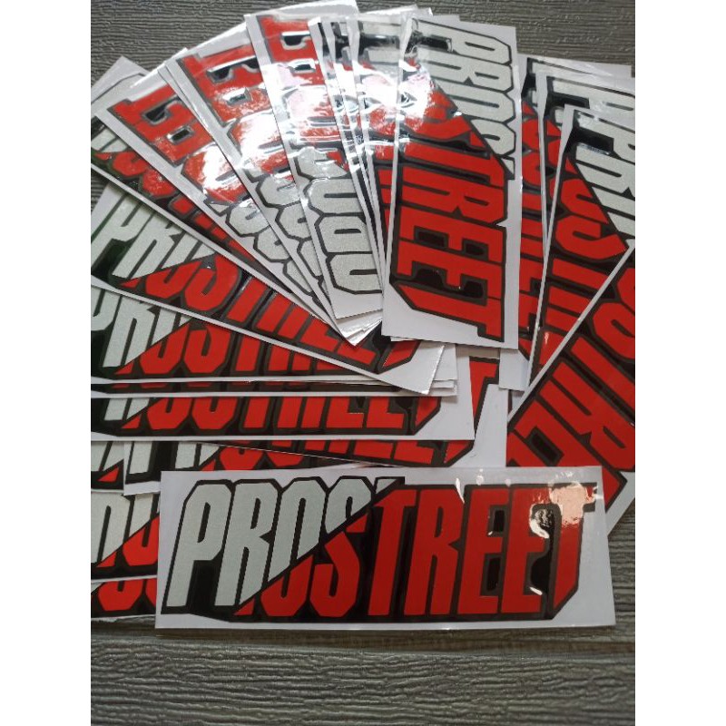 Jual STICKER PROSTREET CUTTING STICKER CUTTING MOTOR CUTTING STICKER ...
