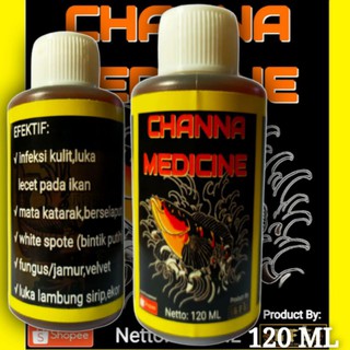 Jual Obat ikan channa/CHANNA MEDICINE 120 ml | Shopee Indonesia