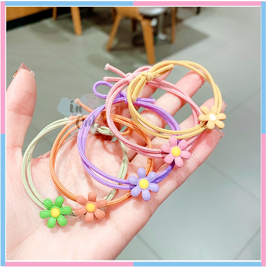 Jual KARET RAMBUT KOREA - SIMPLE FLOWER - IKAT RAMBUT ANAK SIMPLE MURAH ...