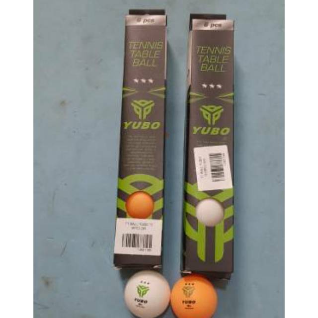 Jual HARGA PROMO Bola Pimpong YUBO 3 STAR 40 PLUS ORIGINAL Tenis Meja Indonesia|Shopee Indonesia
