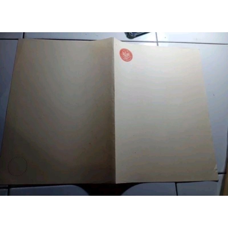 Jual Kertas Segel Tahun 1975 Double Slide Asli Original | Shopee Indonesia