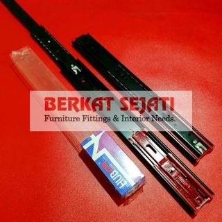 Jual Rel Laci Double Track HUBEN Slowmotion Slow Motion Full Extension ...