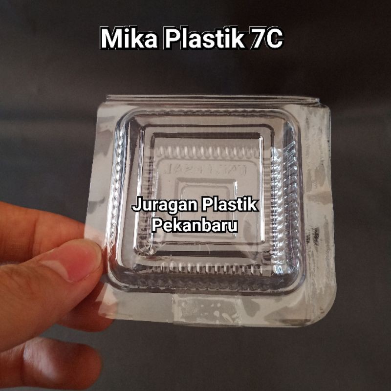 Jual Mika Plastik 7C isi 100pcs/pack | Wadah Kue Pie Jajanan Pasar ...