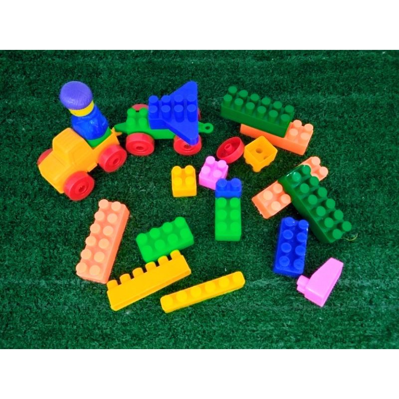 Jual Mainan Puzle Balok Susun - Intellect Set Block | Shopee Indonesia