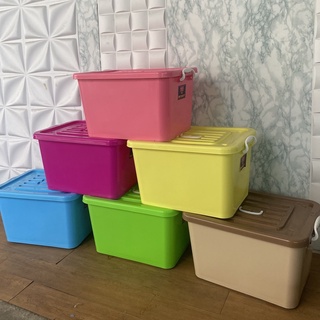 Jual Box Container Gajah Warna Kuning Coklat Hijau Pink Ungu Biru 100L ...