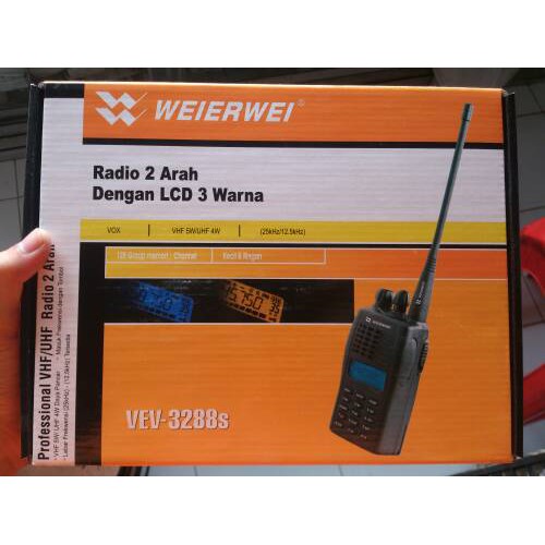 Jual Handytalkie HT Weirwei 3288s Single band 5W + FM Radio | Shopee Indonesia