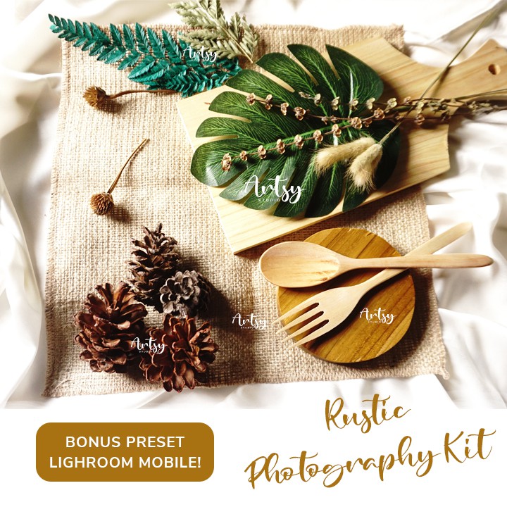 Jual Properti Foto Produk | Fotografi Produk Rustic | Shopee Indonesia