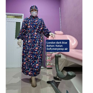 APD Motif Surgical Gown Motif Bahan Katun untuk Dokter / Perawat ...