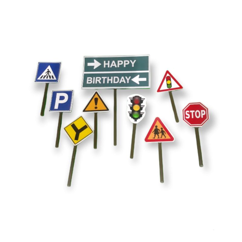 Jual TOPPER KERTAS RAMBU LALU LINTAS / TUSUKAN KUE / TOPPER RAMBU RAMBU ...